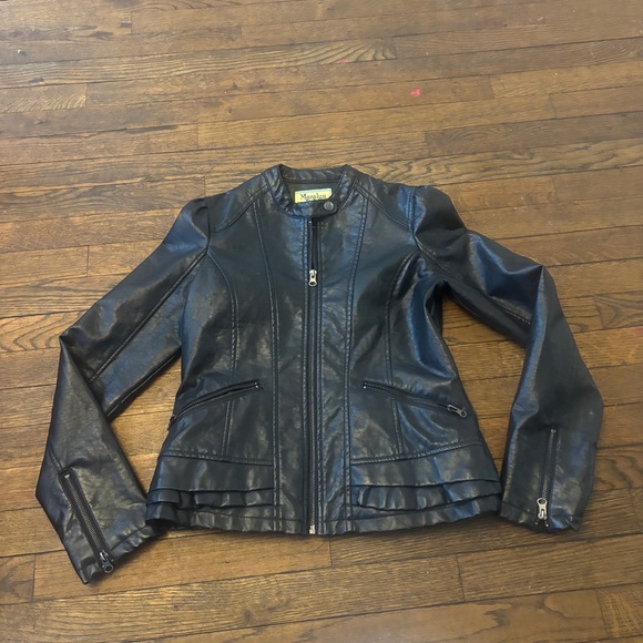 Maralyn & Me | Jackets & Coats | Maralyn Me Black Leather Jacket | Poshmark